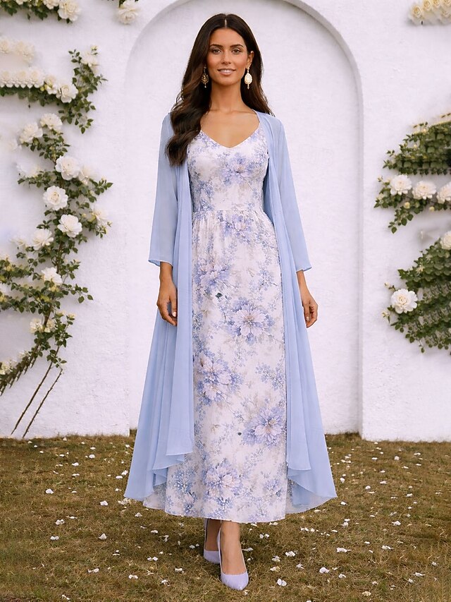Femmes Robe Ensemble Robe trapèze Élégant Vacances Fleuri Graphique ...