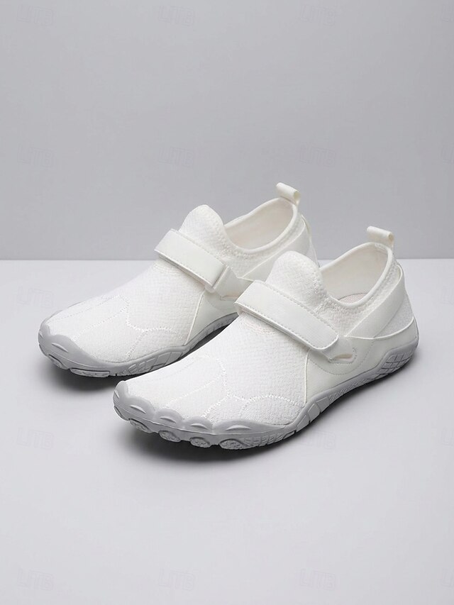 Women's White Barefoot Water Shoes with Wide Toe Box, Quick Dry Aqua ...