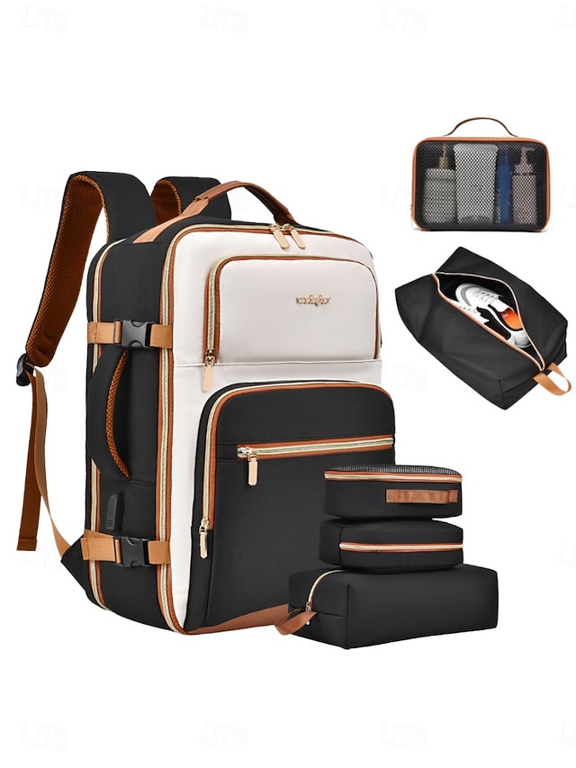 Student Backpack Set with Large Capacity School Bag, Matching Packing ...