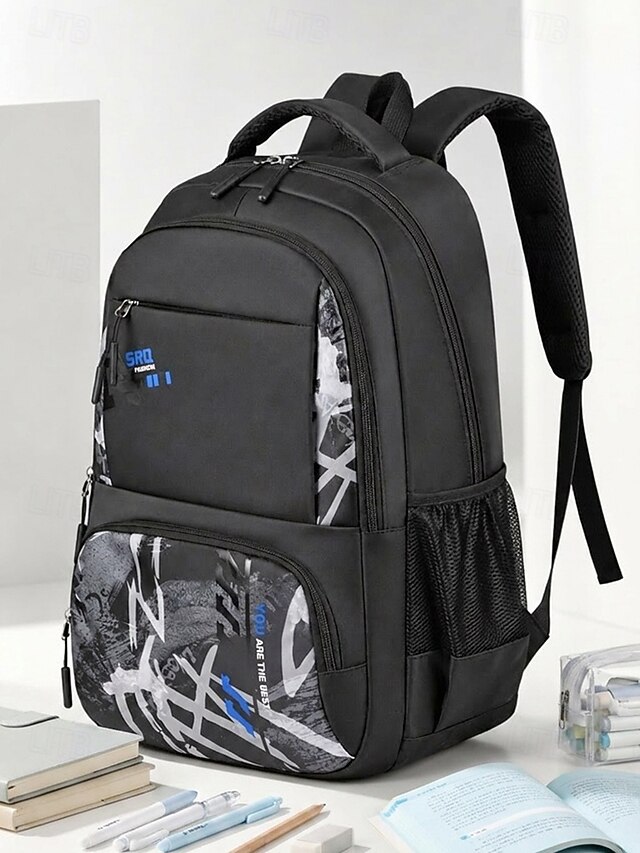 Student Backpack, Multi Colors Graffiti Camo Patterns, Multi ...