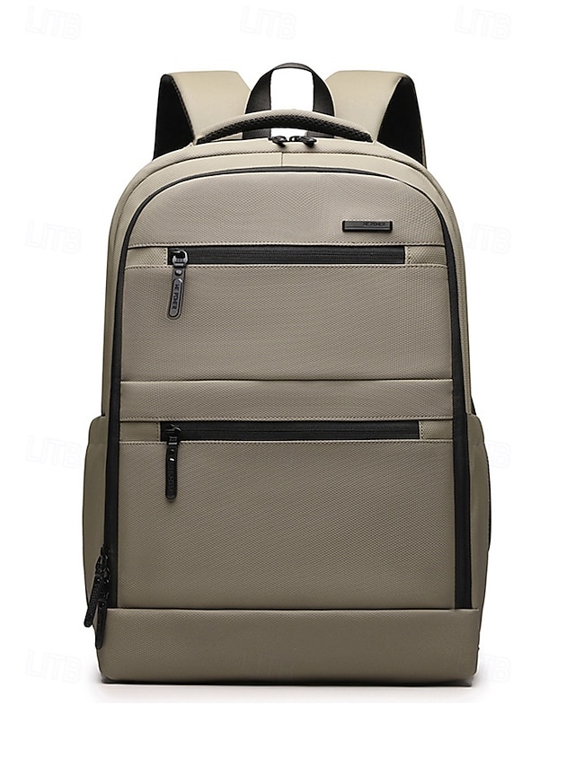 Men's Student Laptop Backpack, Multi-Color Water-Resistant Polyester ...