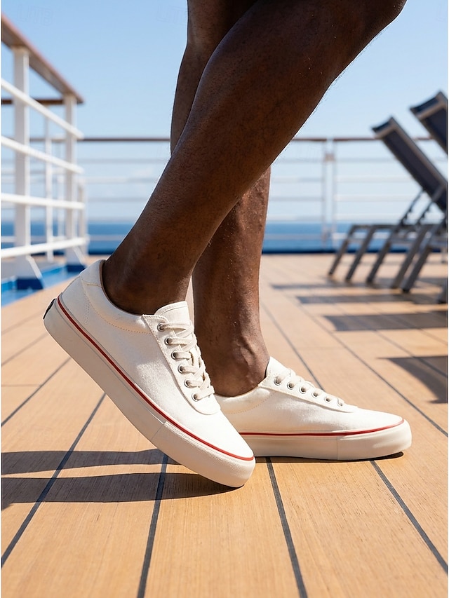 Homme Minimaliste Occasionnel Île et croisière Tissu Antidérapant À ...