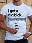 Men's Graphic Letter Dig Bick T Shirt Casual Style 100% Cotton Short ...