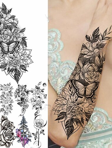 Väliaikaiset tatuoinnit - Kuumat tuotteet – Lightinthebox.com