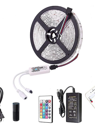 Q&A for WIFI Smart LED Strip Lights Kit RGB Tiktok Lights 5050 Tape ...