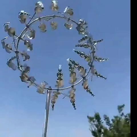 Unique and Magical Metal Windmill - 3D Outdoor Wind Kinetic Sculpture ...