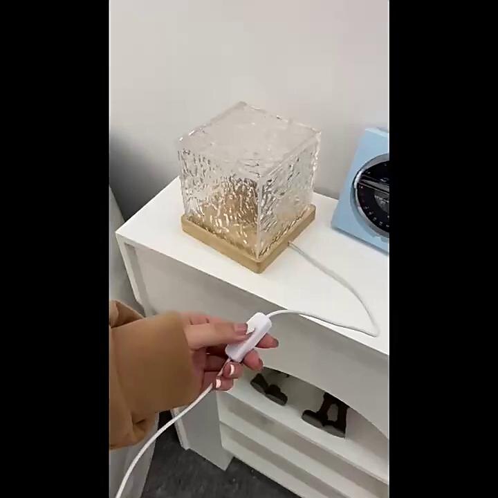 Dynamic Rotating Water Ripple Night Light with Remote Control Function ...