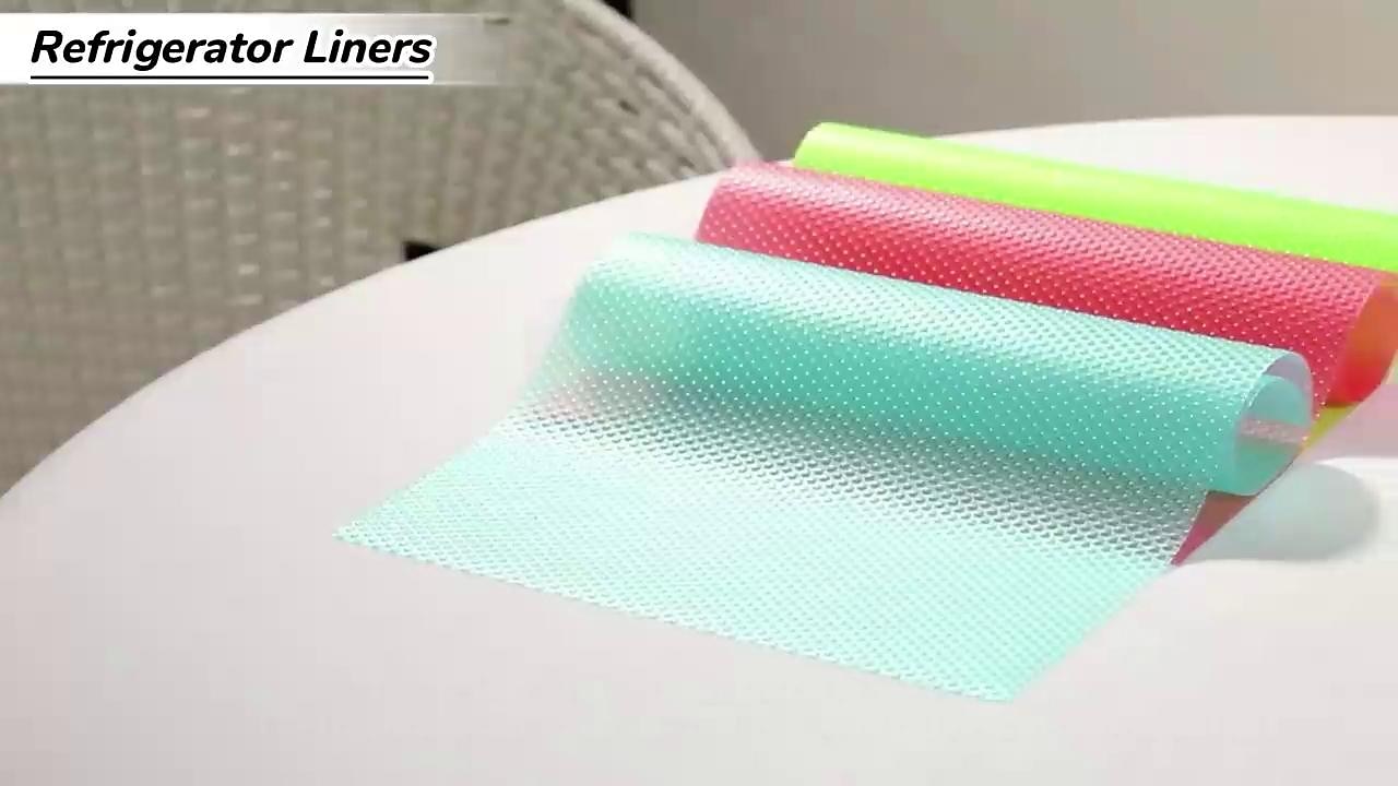 4pcs Refrigerator Liners Mats Washable, Refrigerator Mats Liner ...