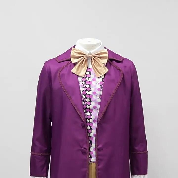 Charlie and the Chocolate Factory Wonka Willy Wonka Cosplay Costume ...